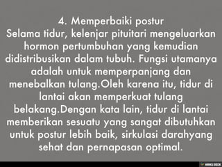 Tidur ala Rasulullah SAW | PDF