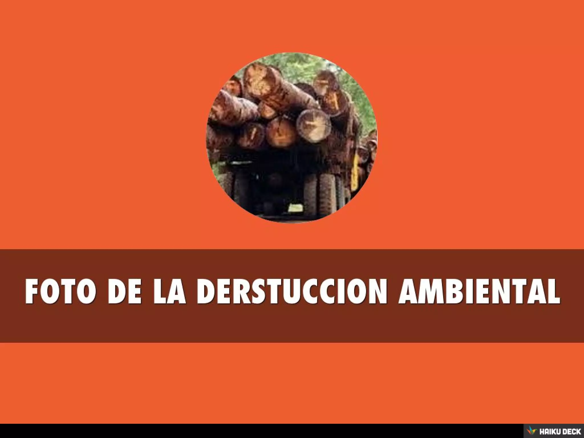 destruccion del medio ambiente | PDF