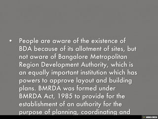 FUNCTIONS OF BMRDA | PPT