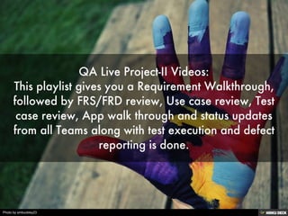 QA Live Project | PPT