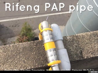 Rifeng PAP pipe-苗栗市頭份鎮大營路 | PDF | Poetry | Books and Literature