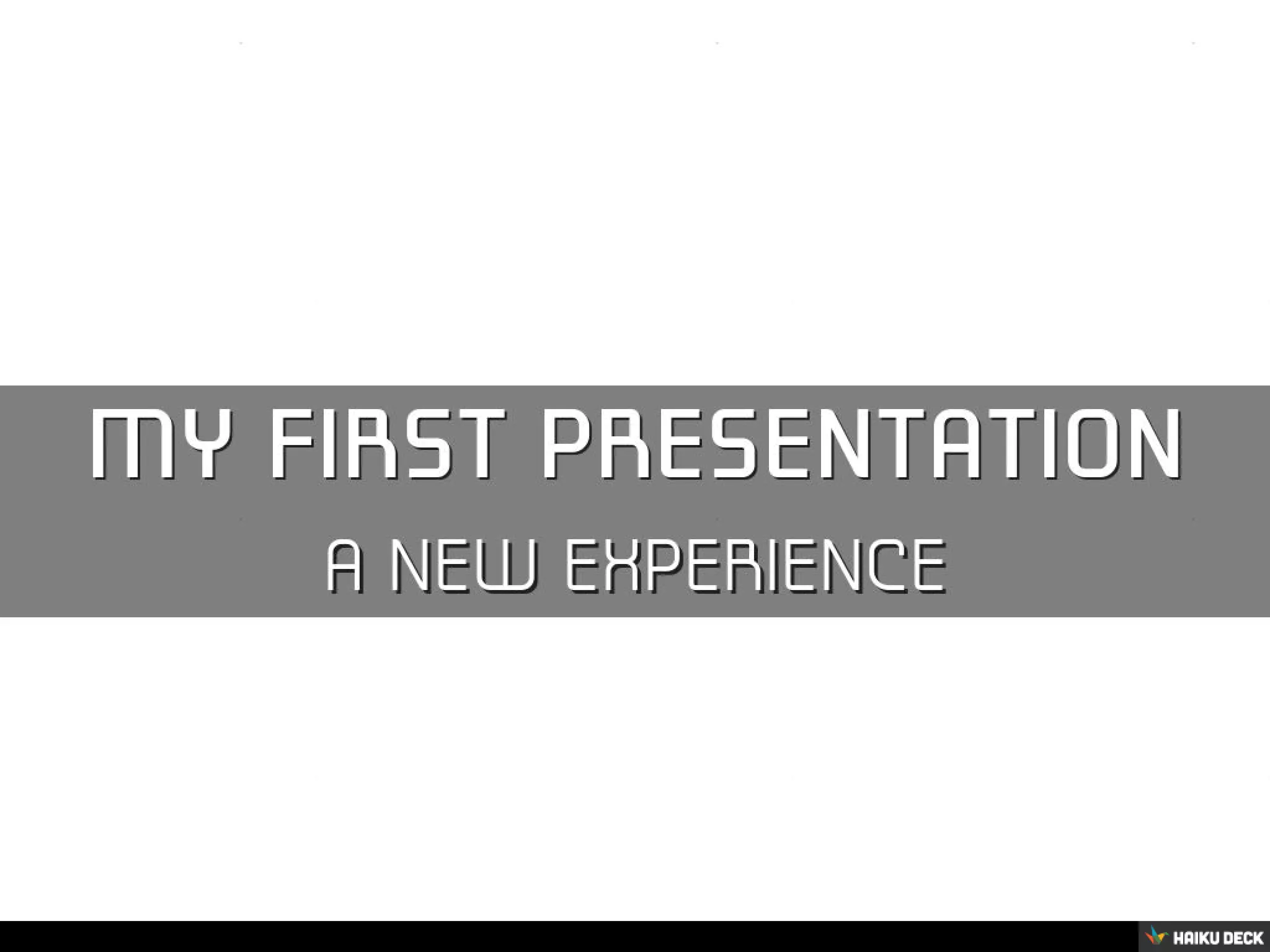 my first presentation | PDF
