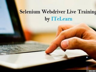 Selenium Webdriver Live Training | PDF