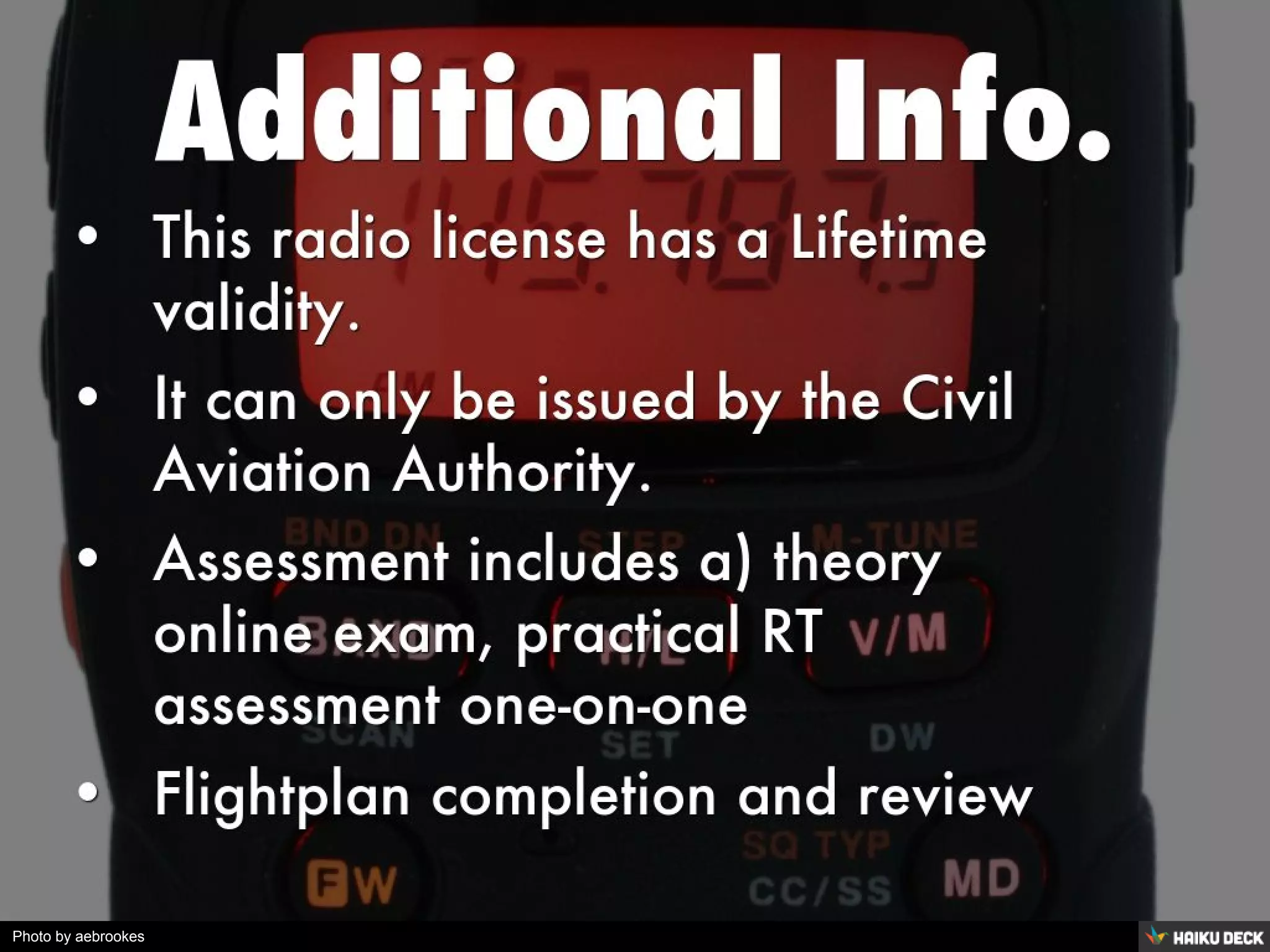 Restricted Radio Telephony training for Pilots | PDF