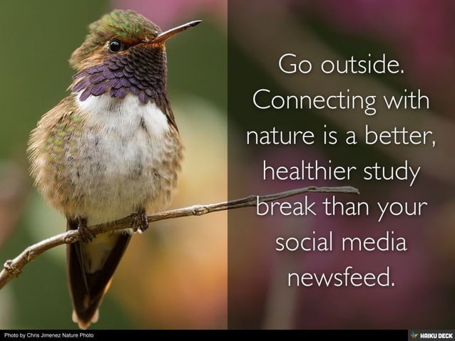 Take 5: Take a Break From Technology | PPT