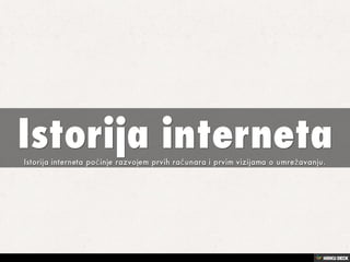 Istorija interneta | PDF
