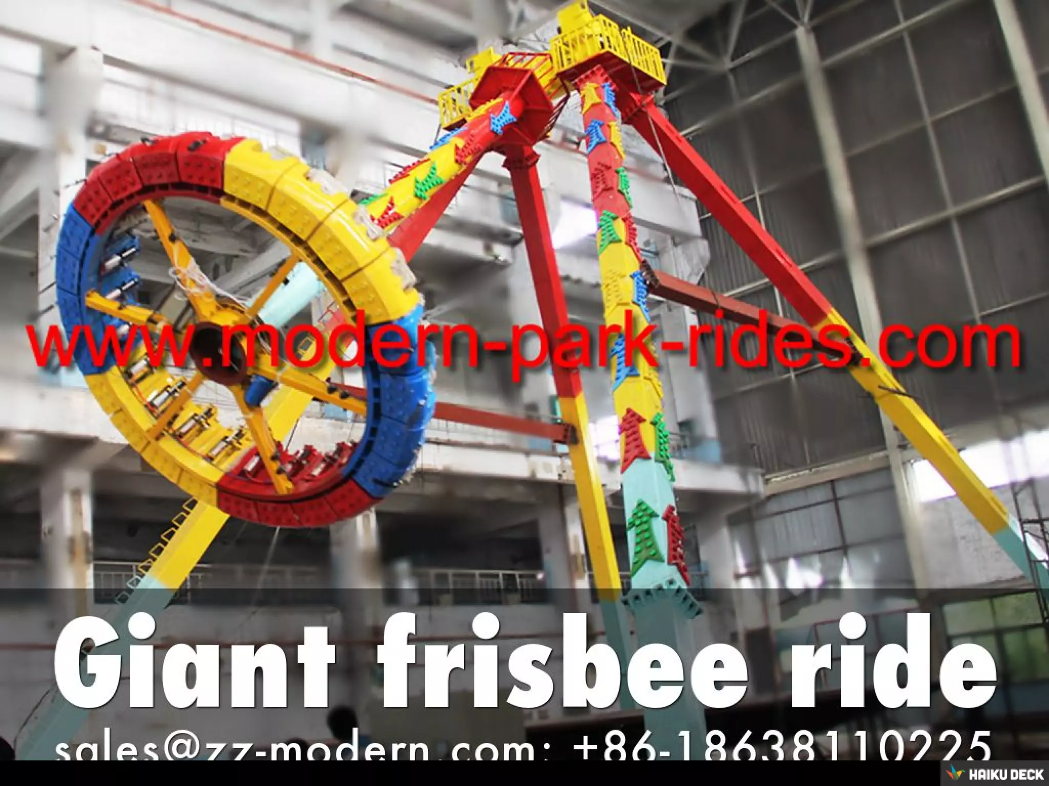 Giant frisbee ride | PPT