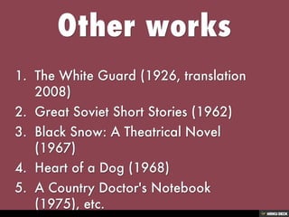 Famous Russian Writers | PDF