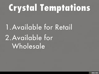 Crystal Temptations | PDF