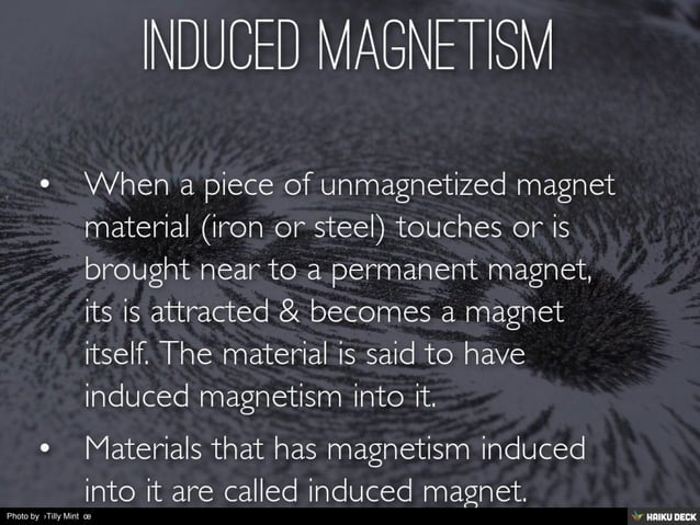 Induced magnetism | PDF