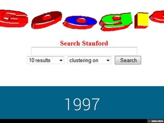Evolución del logotipo de Google a través de los años | PPT