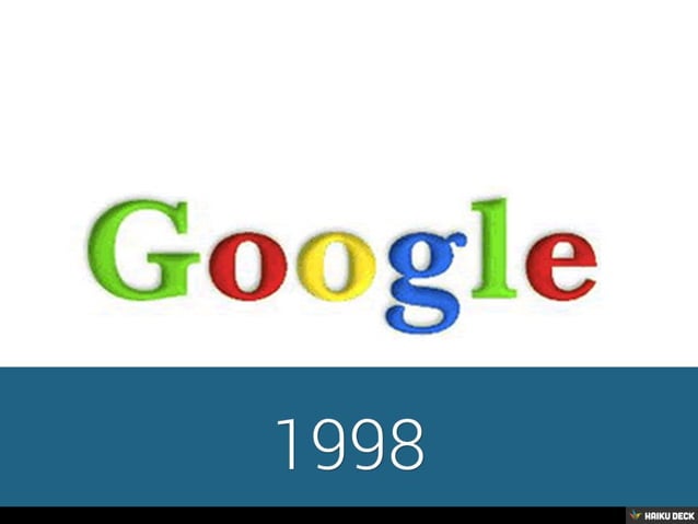 Evolución del logotipo de Google a través de los años | PDF