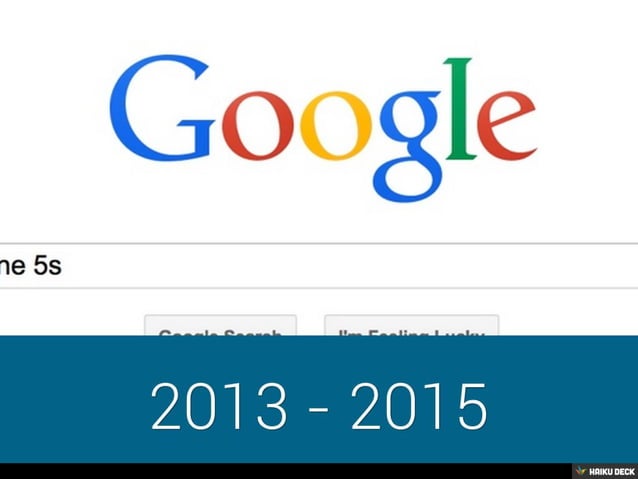 Evolución del logotipo de Google a través de los años | PDF