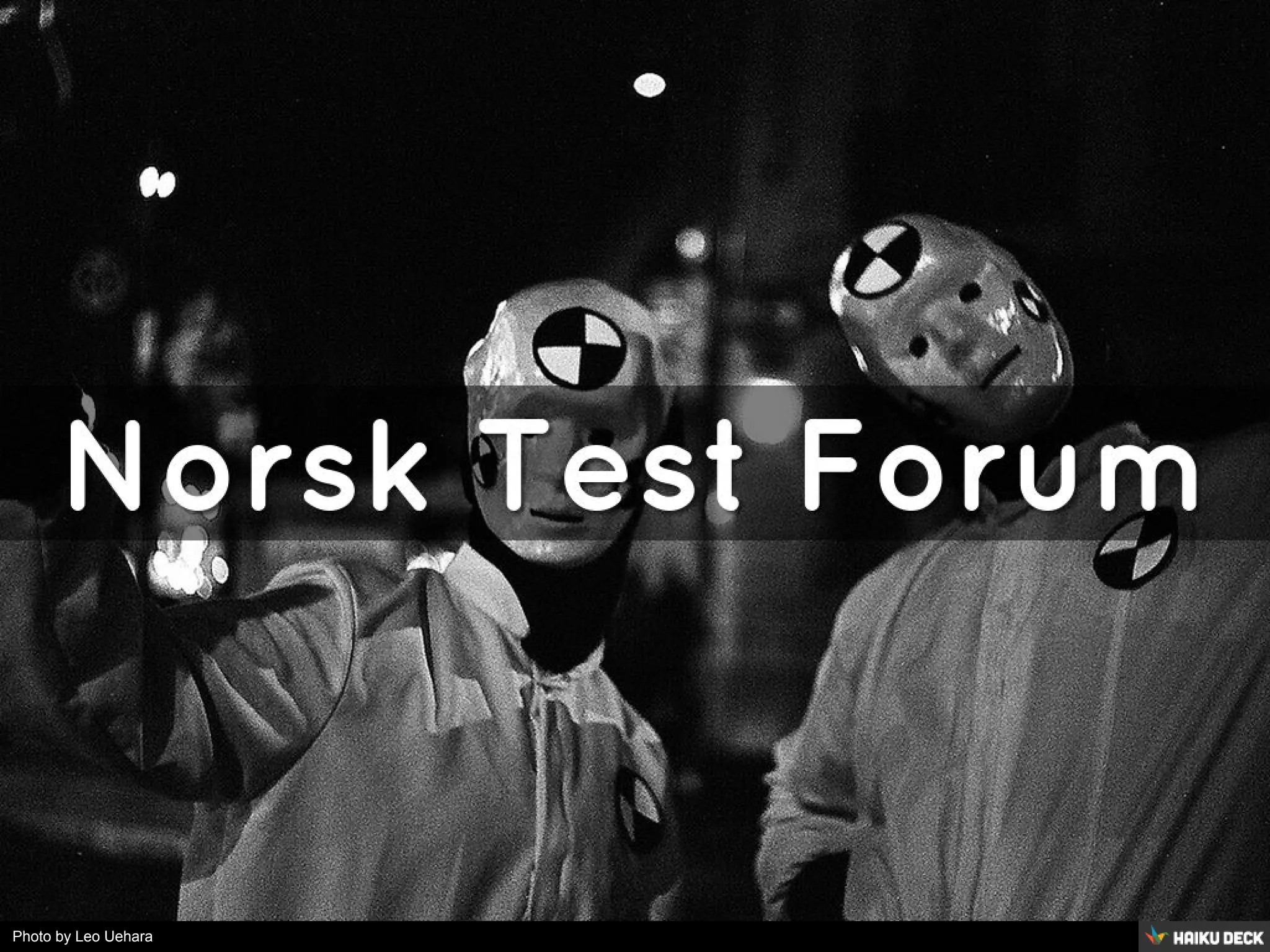 Norsk Test Forum | PPT