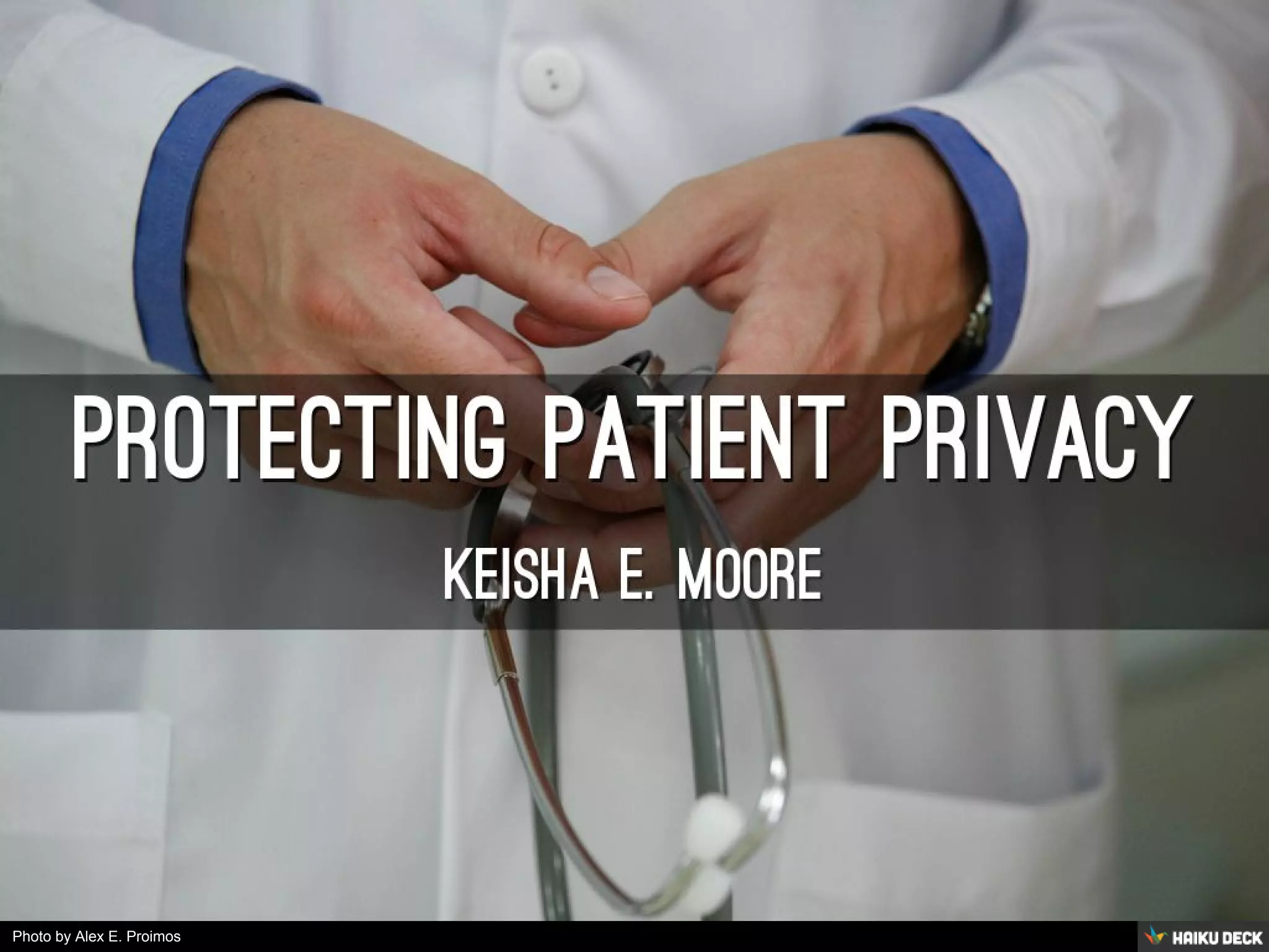 Protecting Patient Privacy | PDF