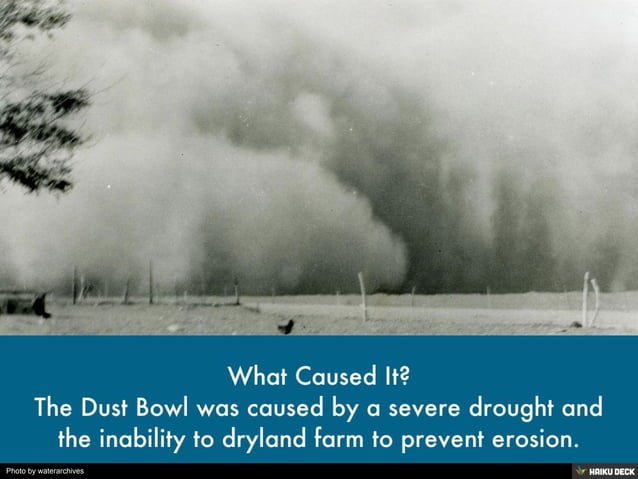 The dust bowl facts