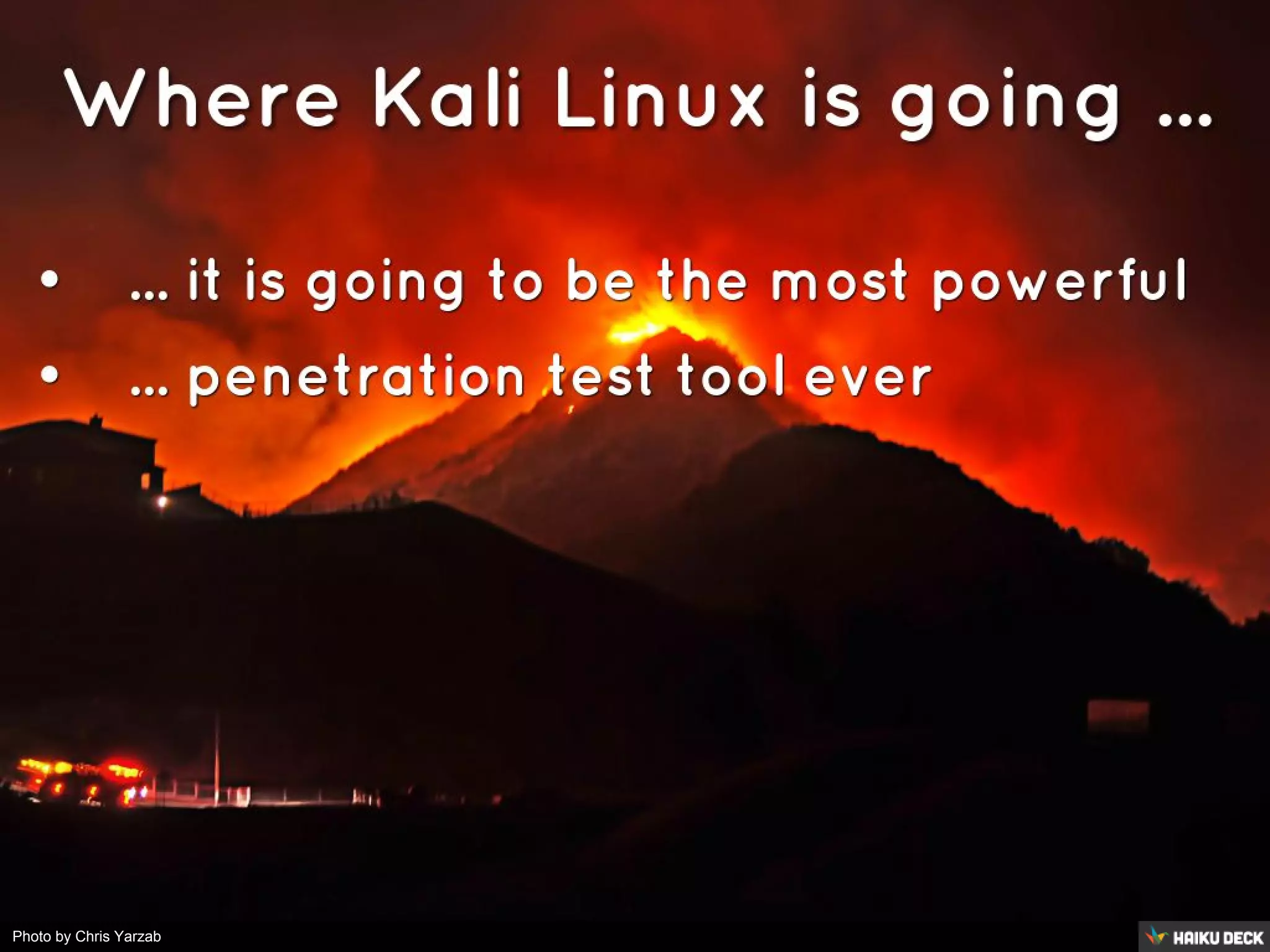 BASIC OVERVIEW OF KALI LINUX | PPT