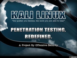 BASIC OVERVIEW OF KALI LINUX | PDF