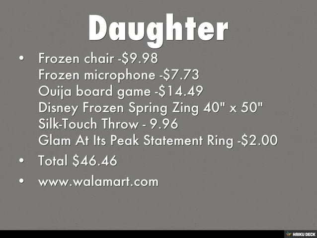 Daughter | PPT
