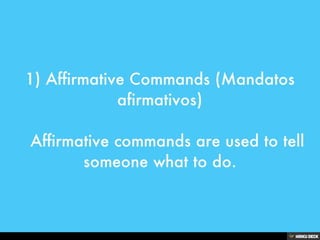 Los mandatos informales | PDF