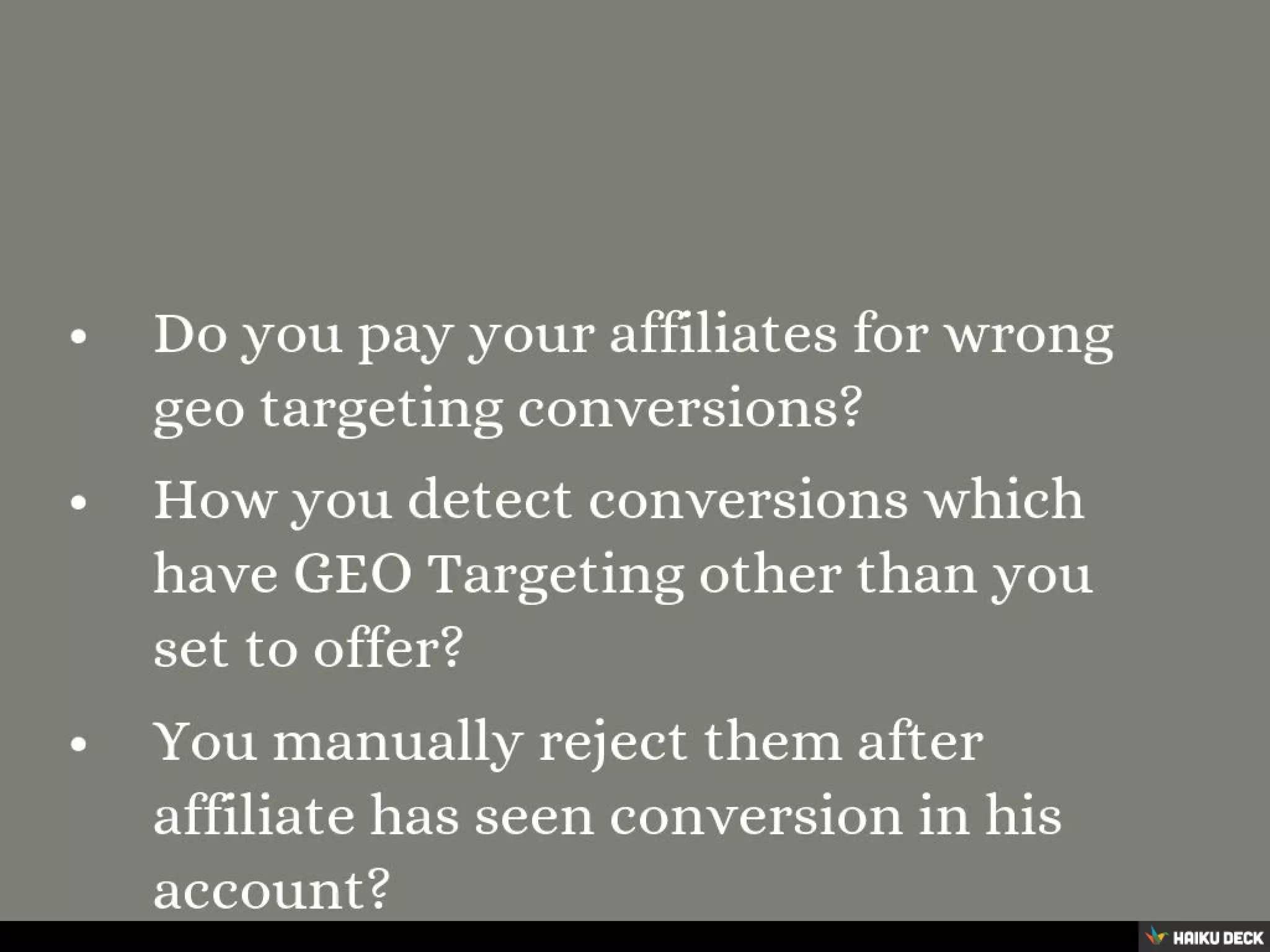 Conversion management | PDF