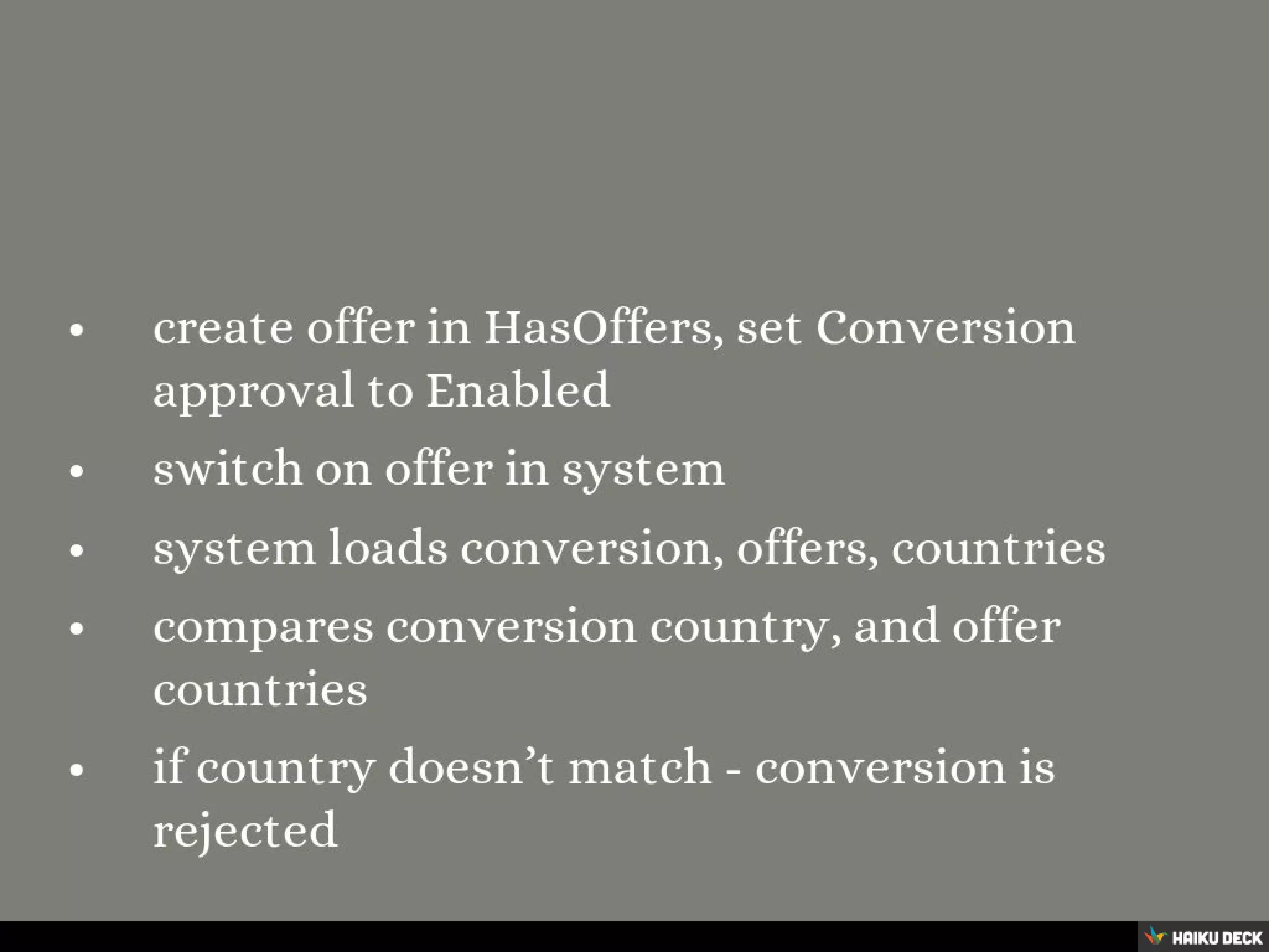 Conversion management | PDF