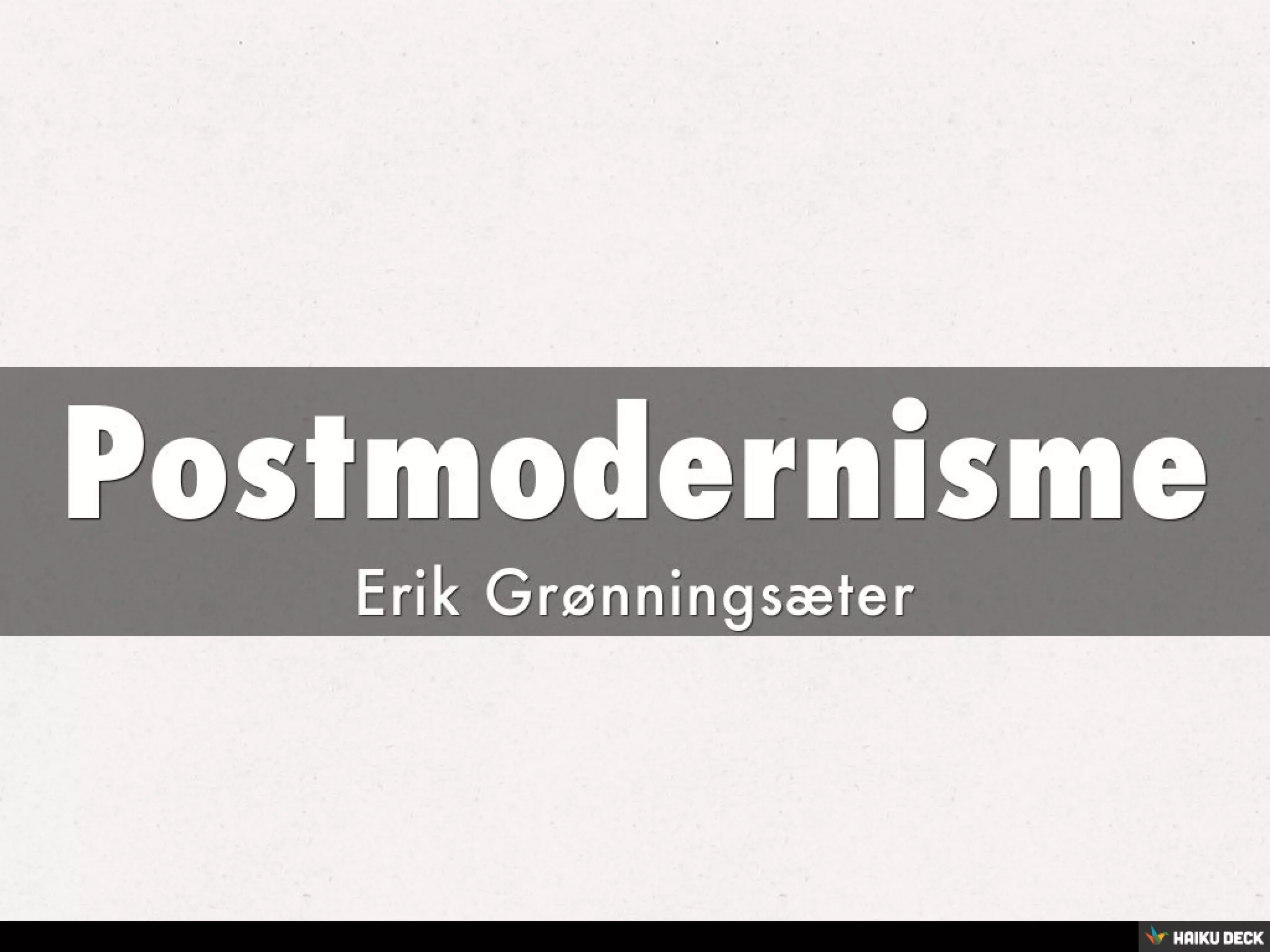 Postmodernisme | PDF