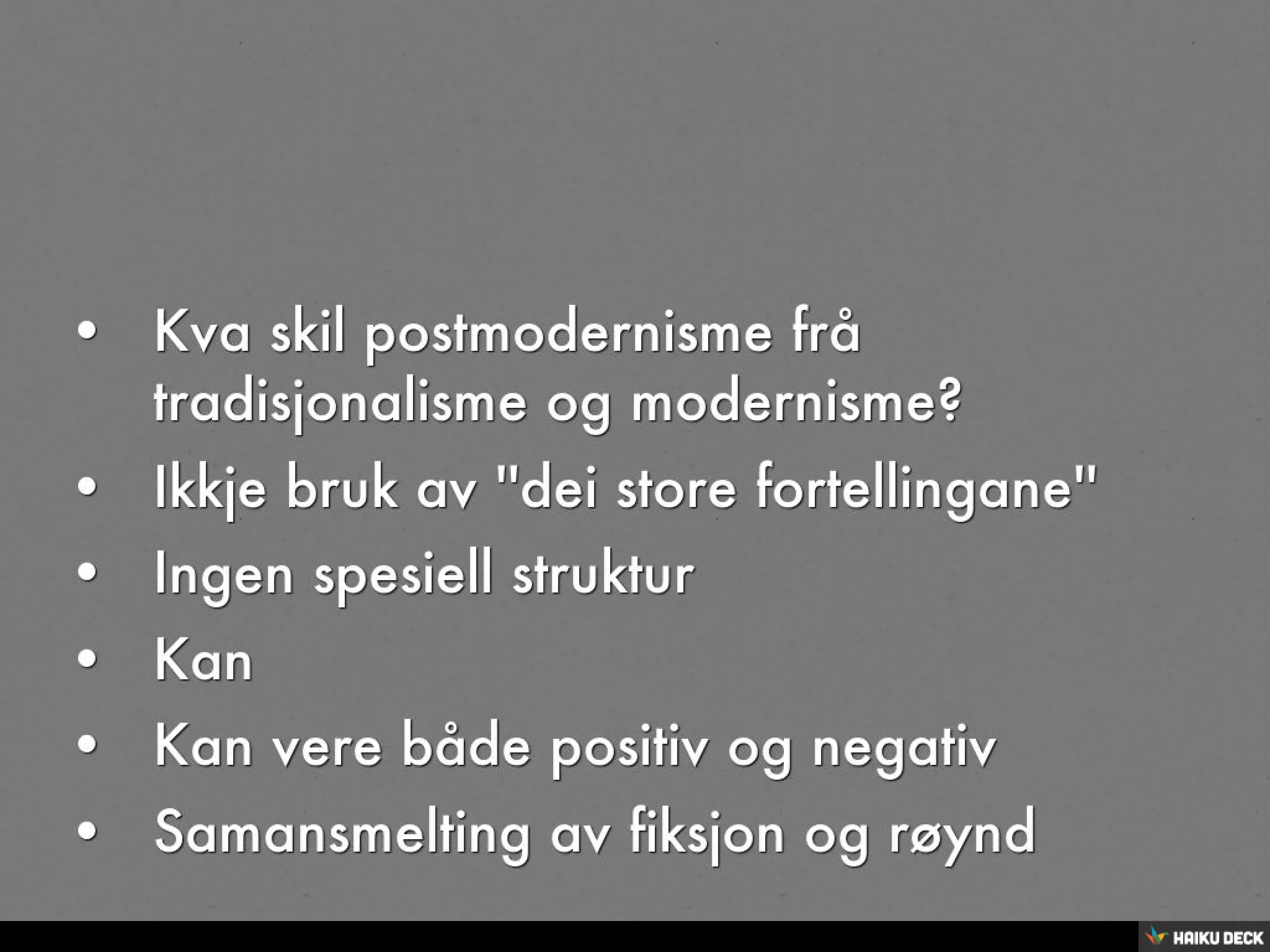 Postmodernisme | PDF