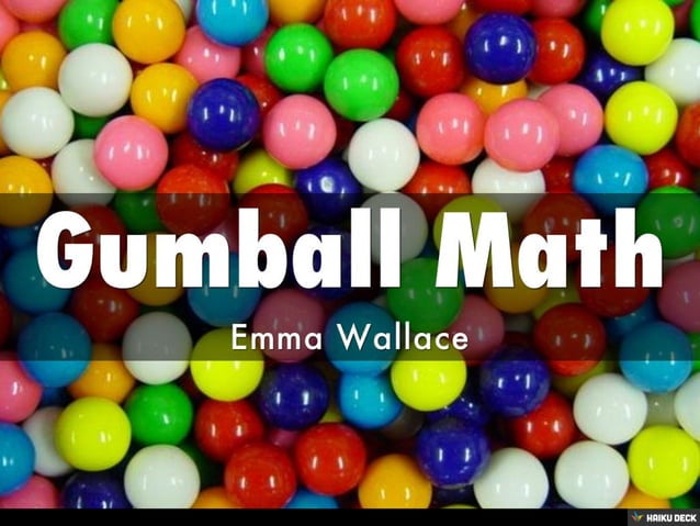 Gumball Math | PDF