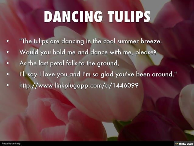 DANCING TULIPS | PPT