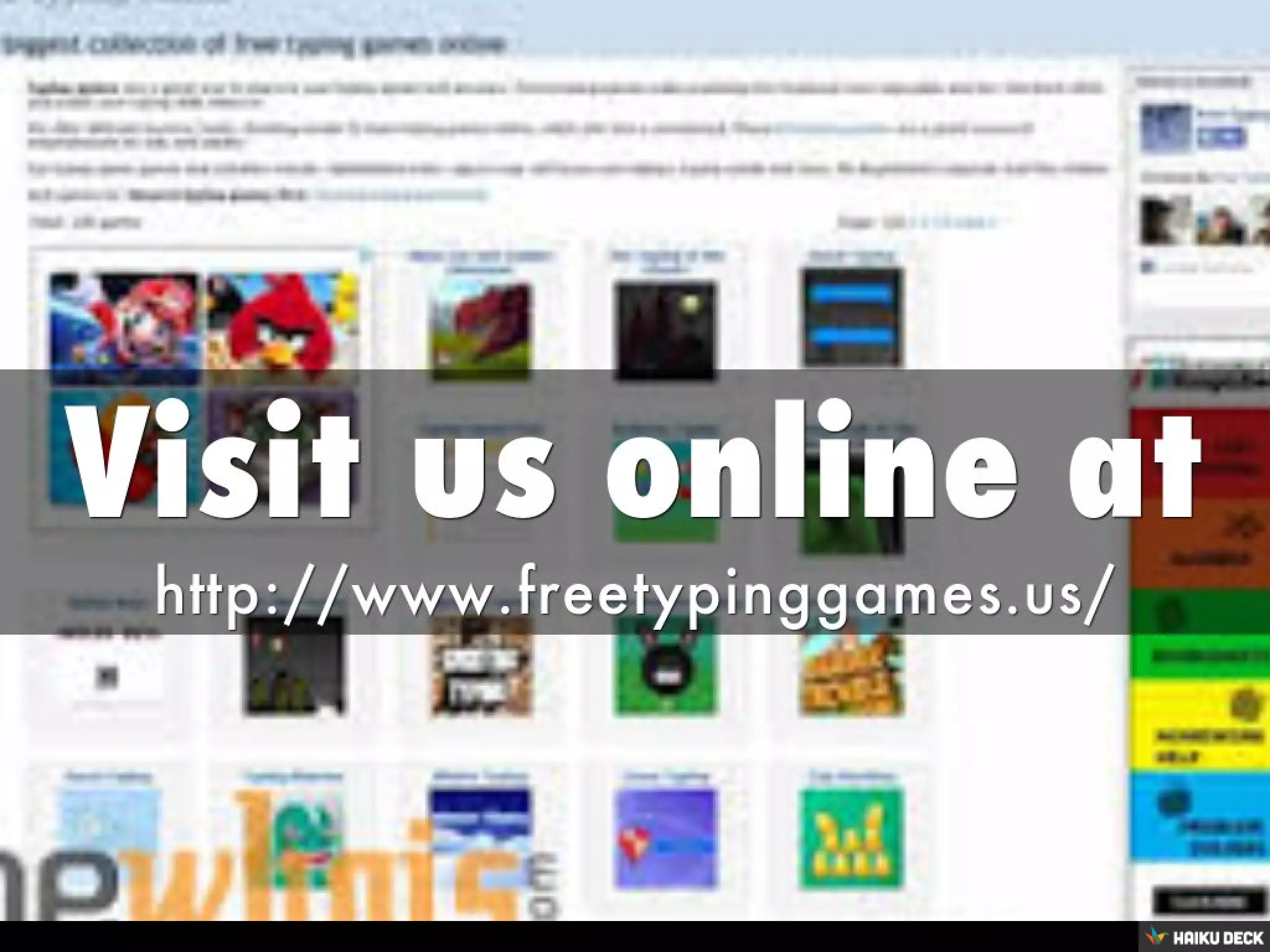 Snow Typing Games Easy and fun typing game with snowflakes. | PPT