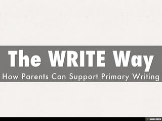 The WRITE Way | PPT
