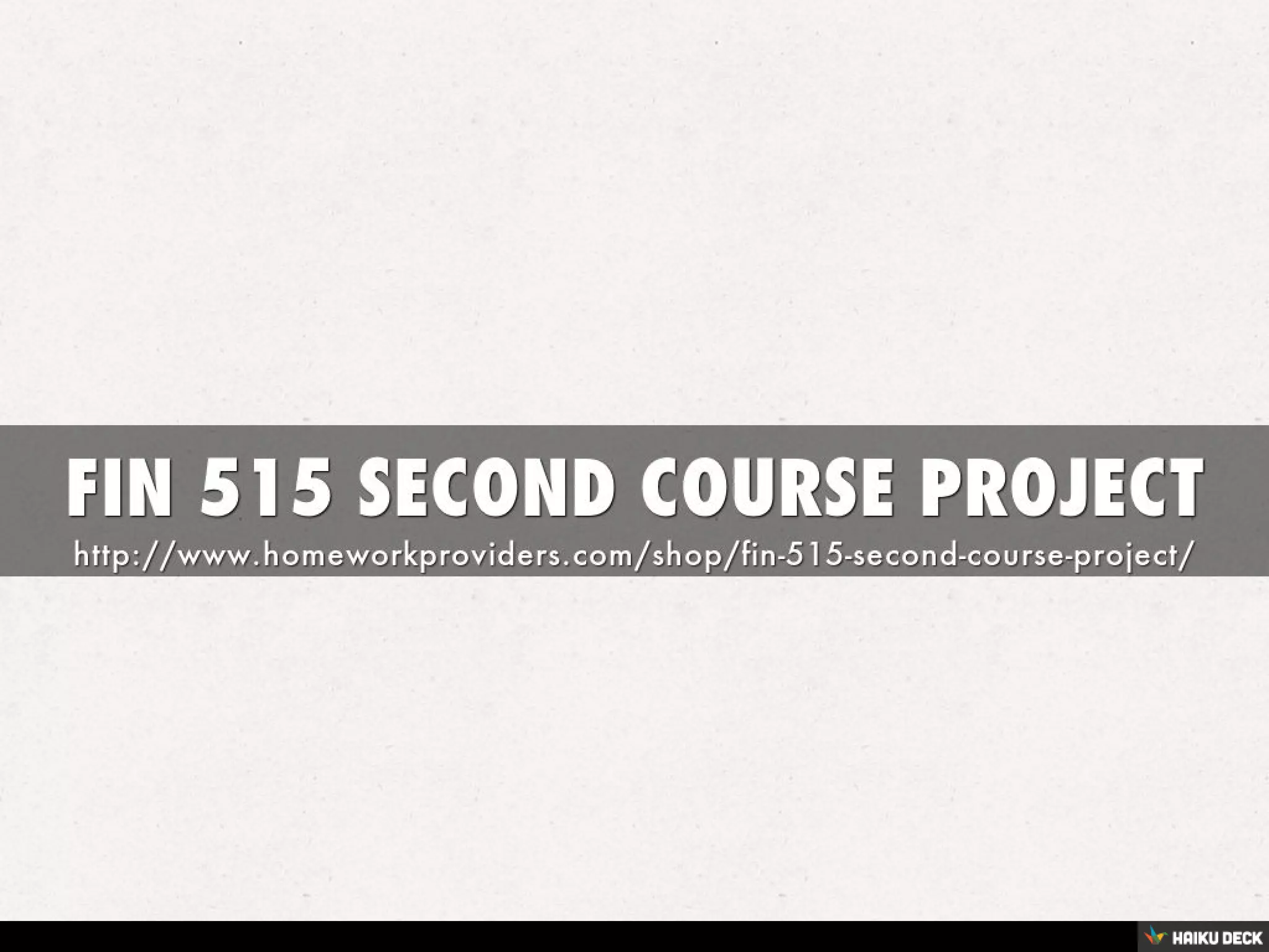 FIN 515 SECOND COURSE PROJECT | PDF | Poetry | Books and Literature