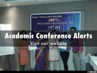 Conference Alert | PPT
