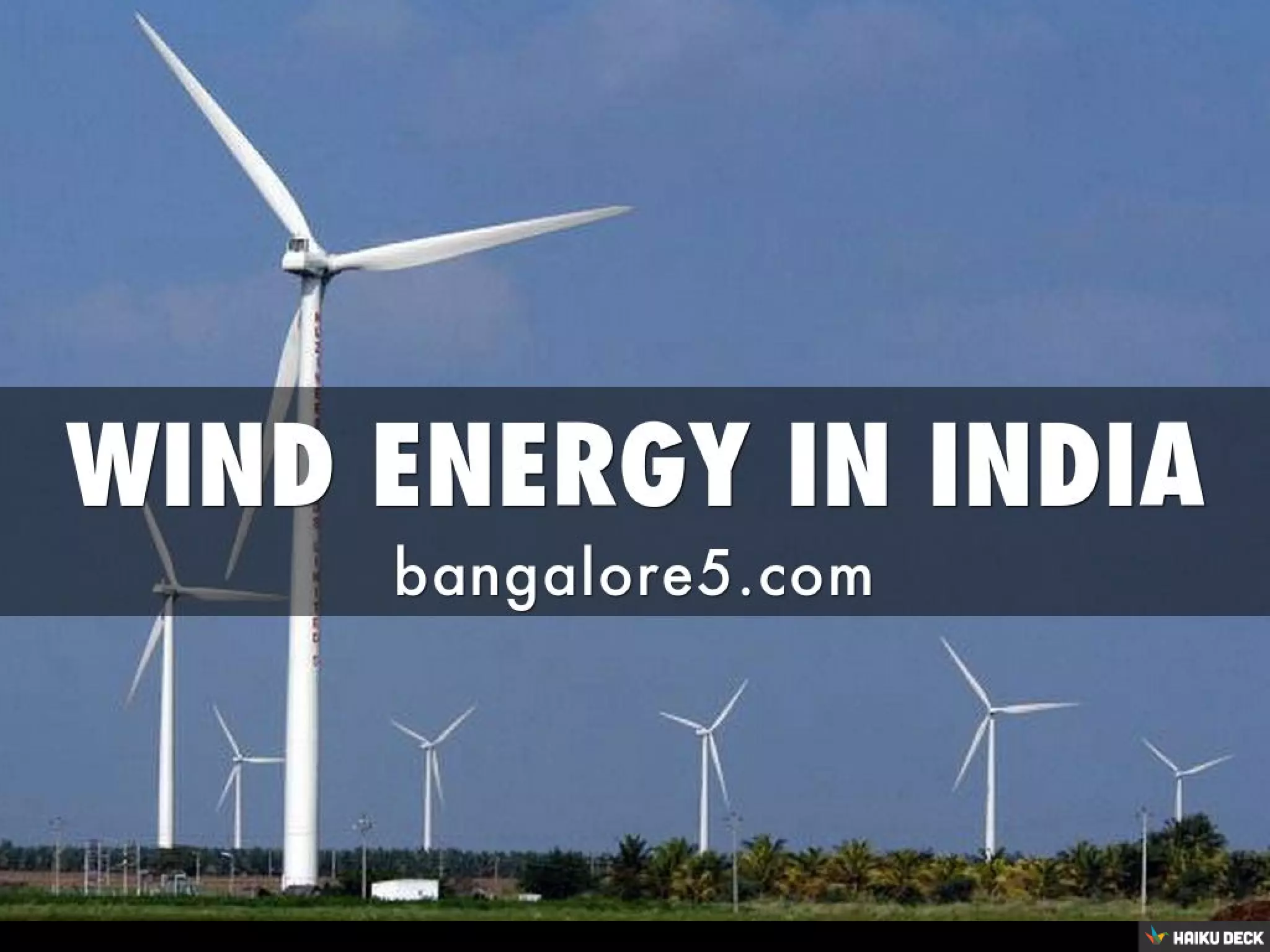 WIND ENERGY IN INDIA | PPT