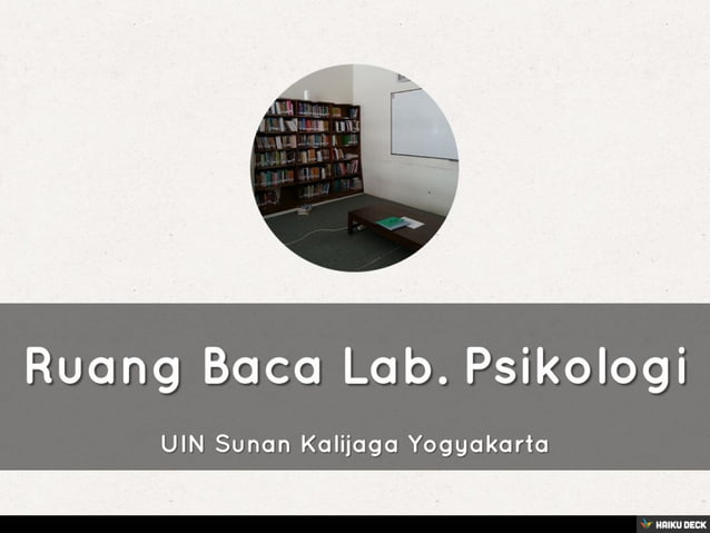 Ruang Baca Lab. Psikologi | PPT