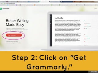 How to Use Grammarly | PPT
