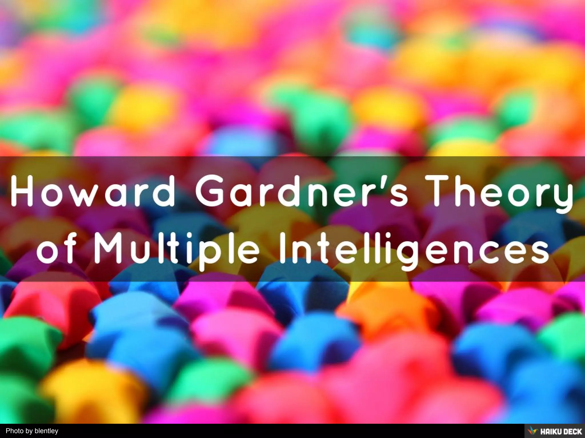 Types of Human Intelligence | PPT