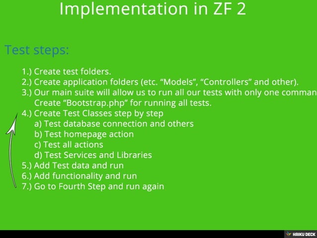 TDD in Zend Framework 2 | PPT
