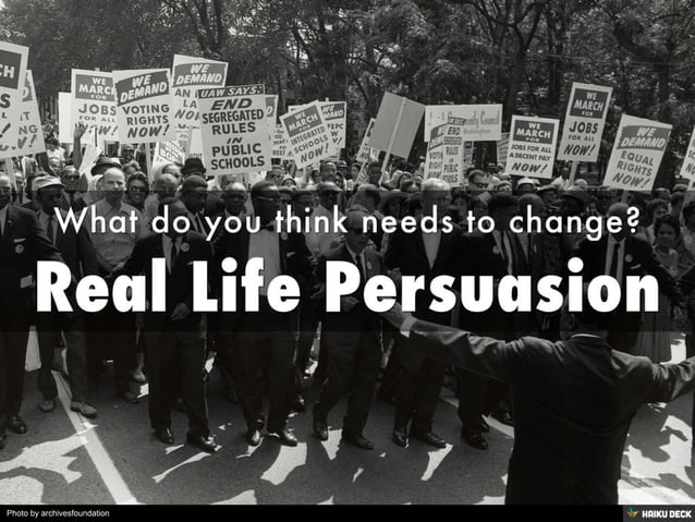 Real Life Persuasion | PDF