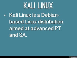 Kali Linux | PPT