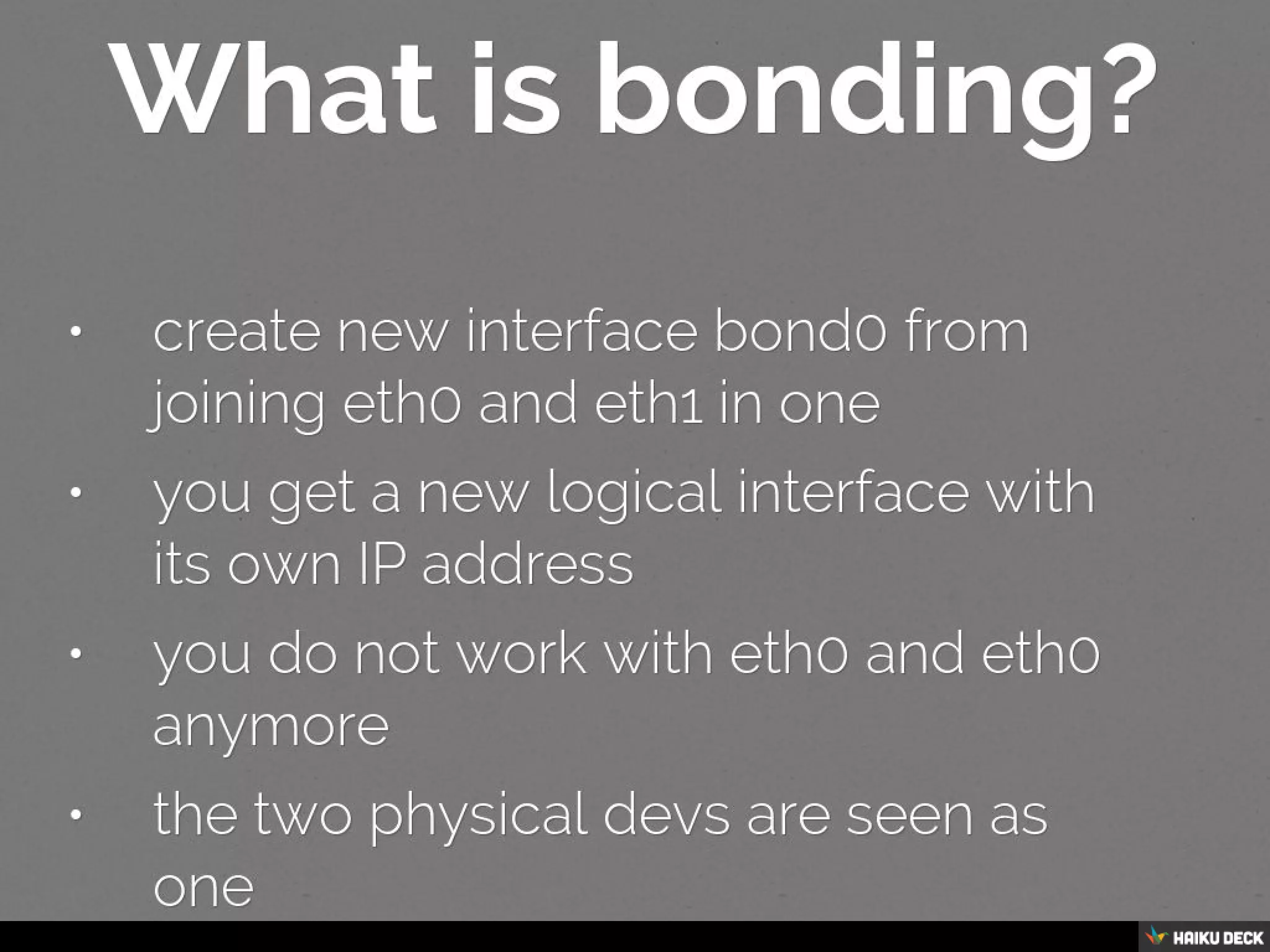 NIC bonding | PPT