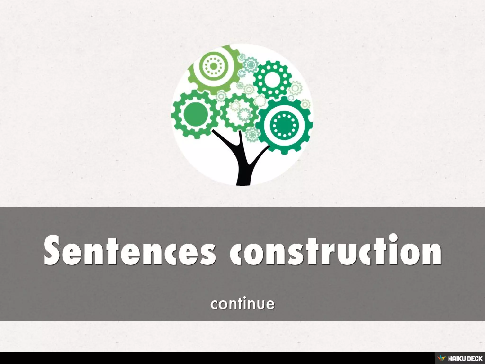Sentences construction | PPT