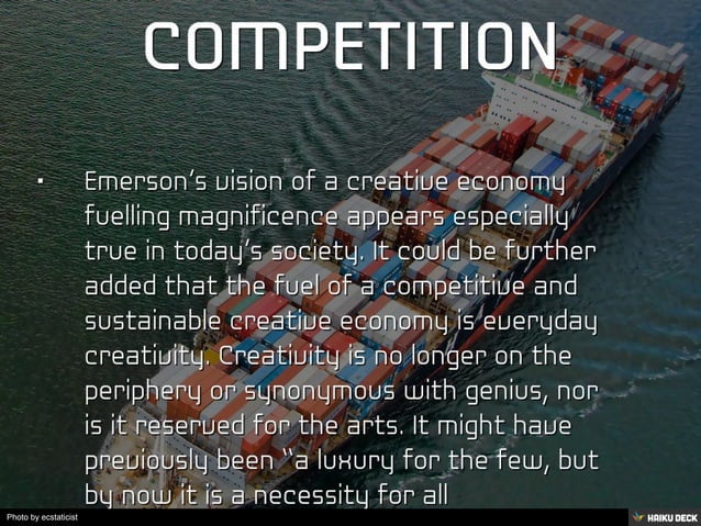 THE VALUE OF CREATIVITY IN A GLOBAL SOCIETY | PPT