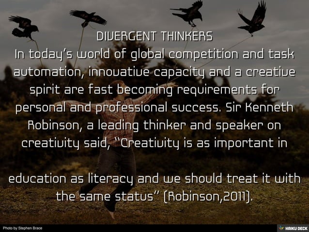 THE VALUE OF CREATIVITY IN A GLOBAL SOCIETY | PPT