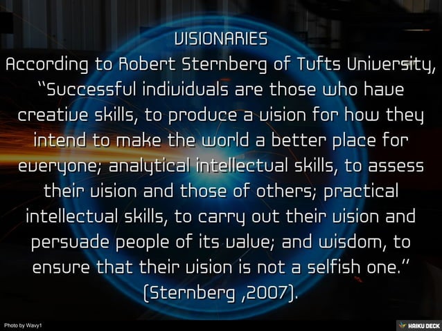 THE VALUE OF CREATIVITY IN A GLOBAL SOCIETY | PPT