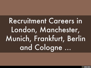 German Recruitment Jobs | PDF