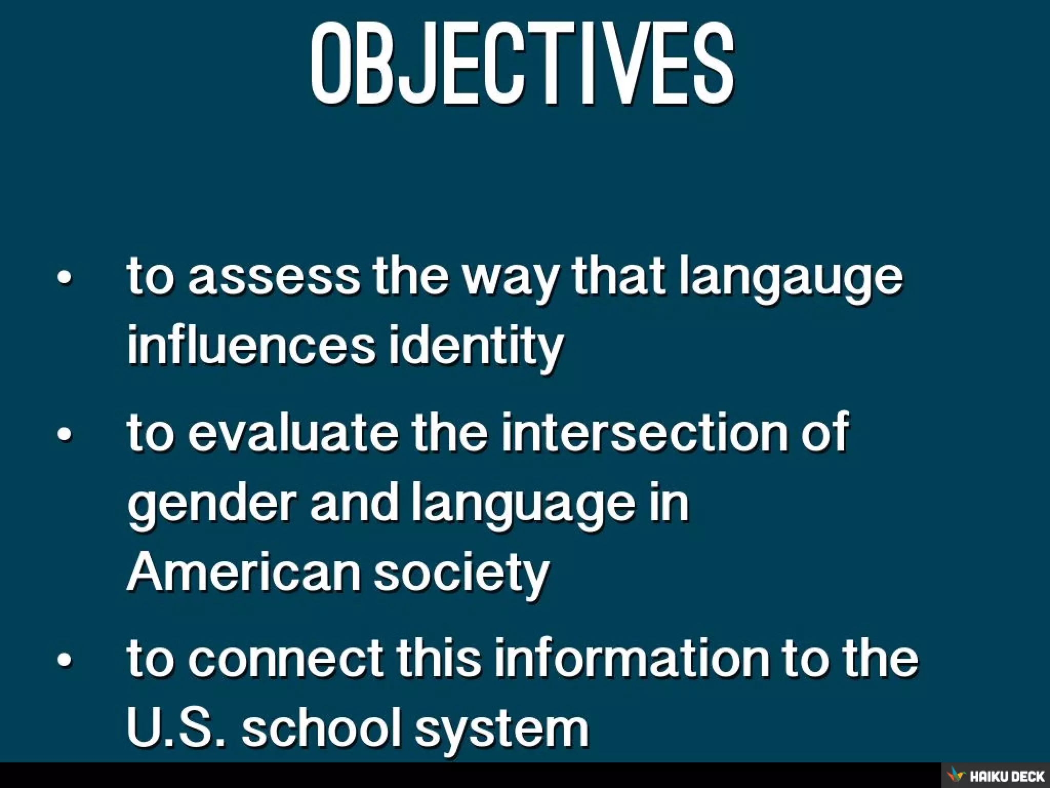 Language & Identity | PDF