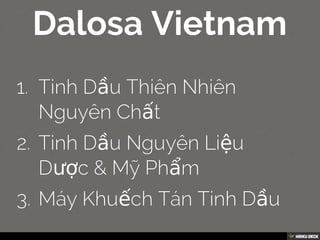 Dalosa Vietnam | PPT
