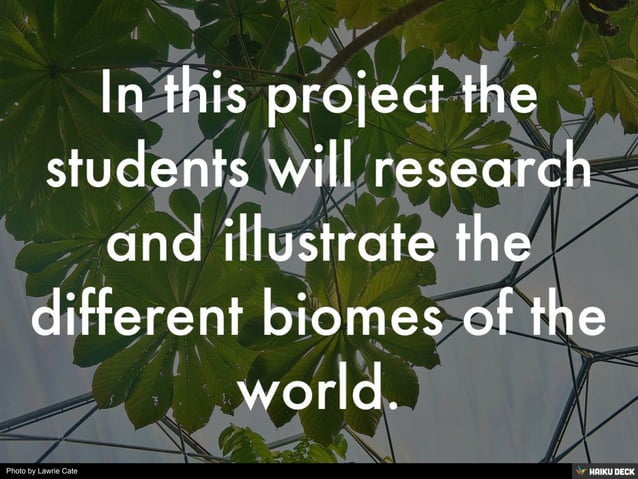 Biome Project | PPT
